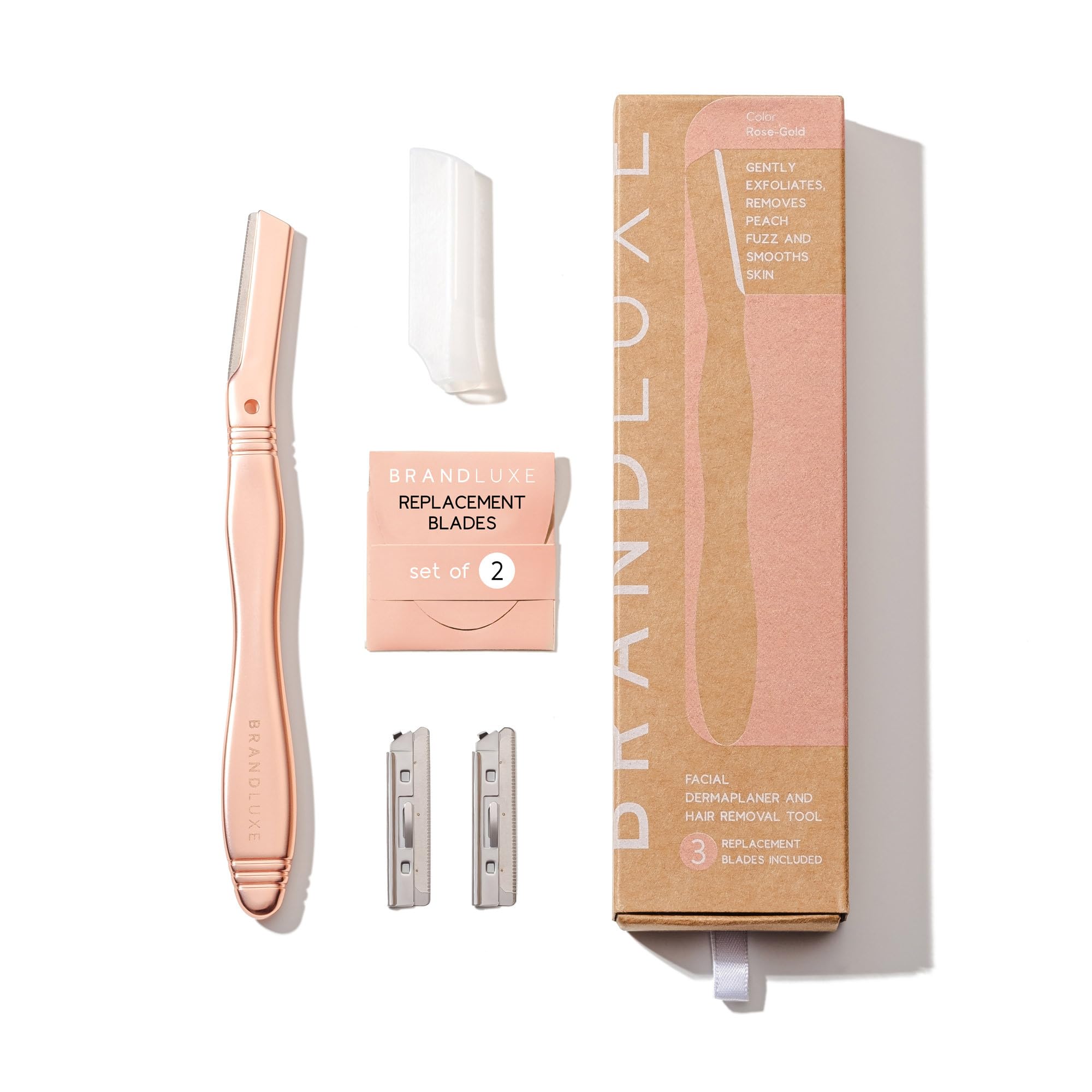 Amazon.com: Brandluxe Dermaplaning Tool for Face, Eyebrow Shaping, Hair ...