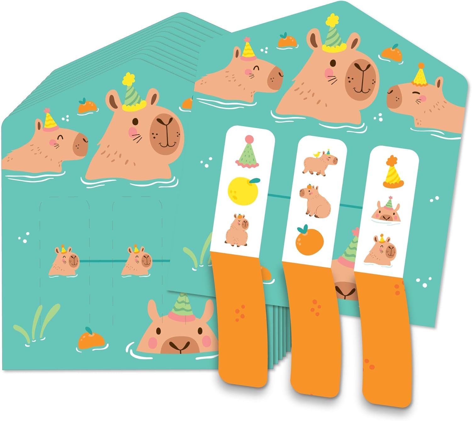 Amazon.com: Big Dot of Happiness Capy Birthday - Capybara Party Game ...