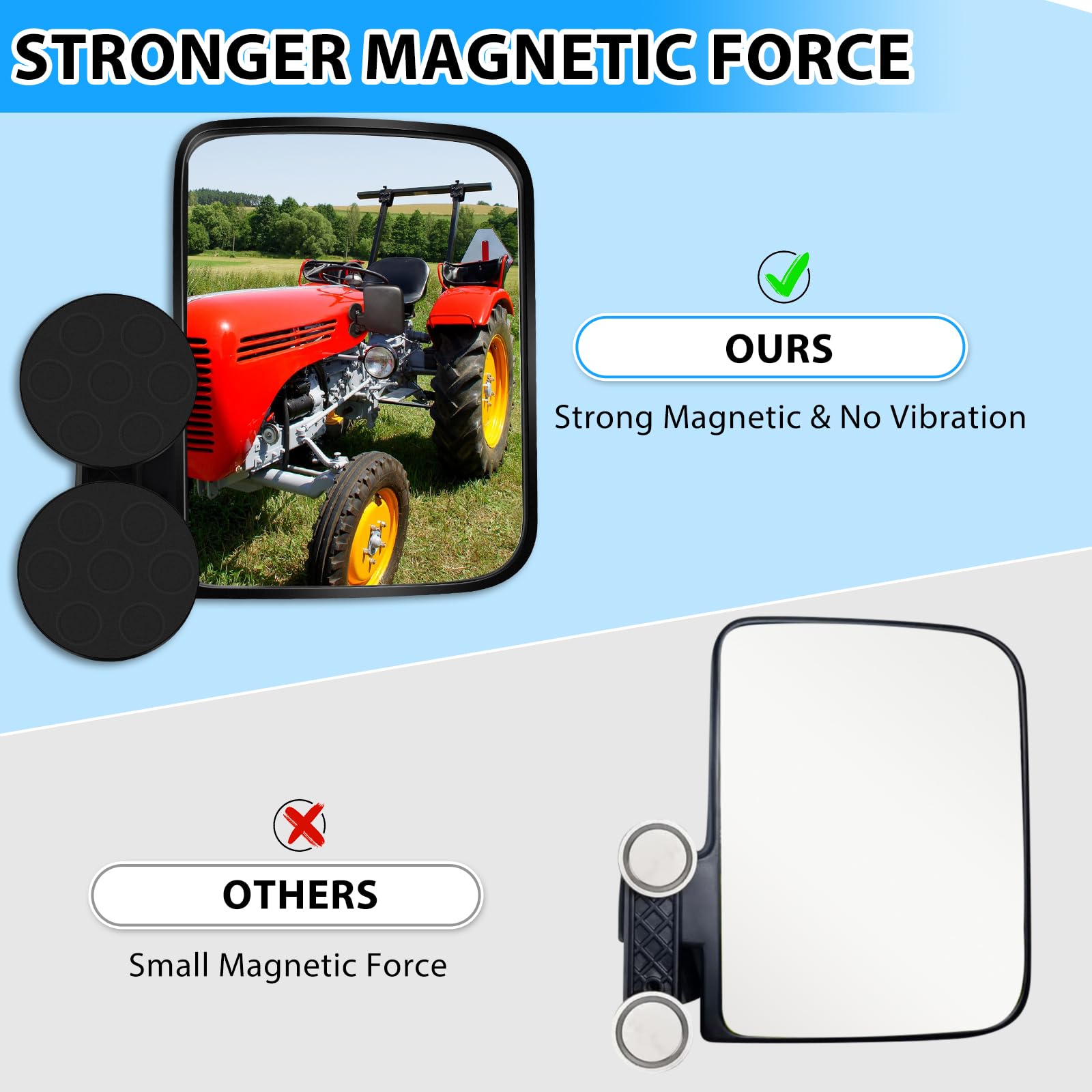 Snapklik.com : Unviersal Magnetic Tractor Mirrors,Tewgug Strong ...