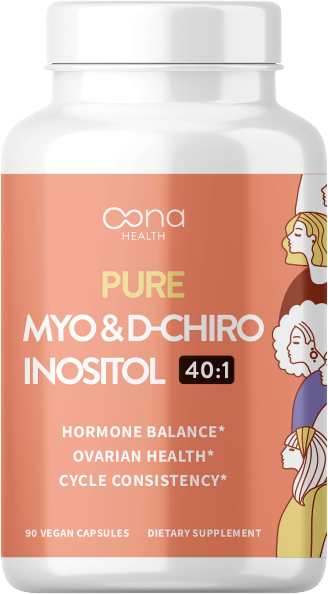 Amazon.com: Vegan Myo-Inositol & D-Chiro Inositol Supplement for Women ...