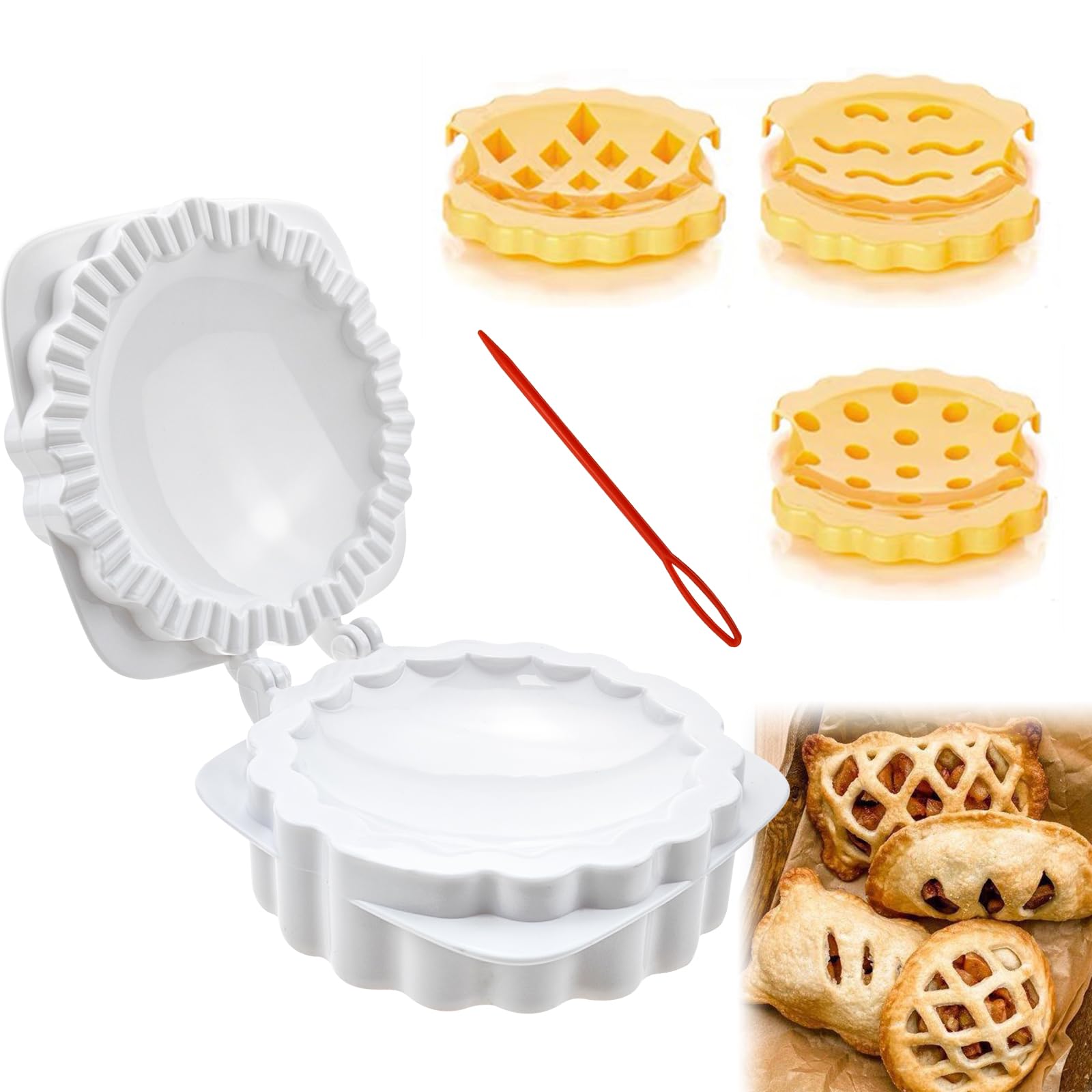 Amazon.com: Arvintas Mini Pie Plate, Dough Press Pocket Pie Molds ...