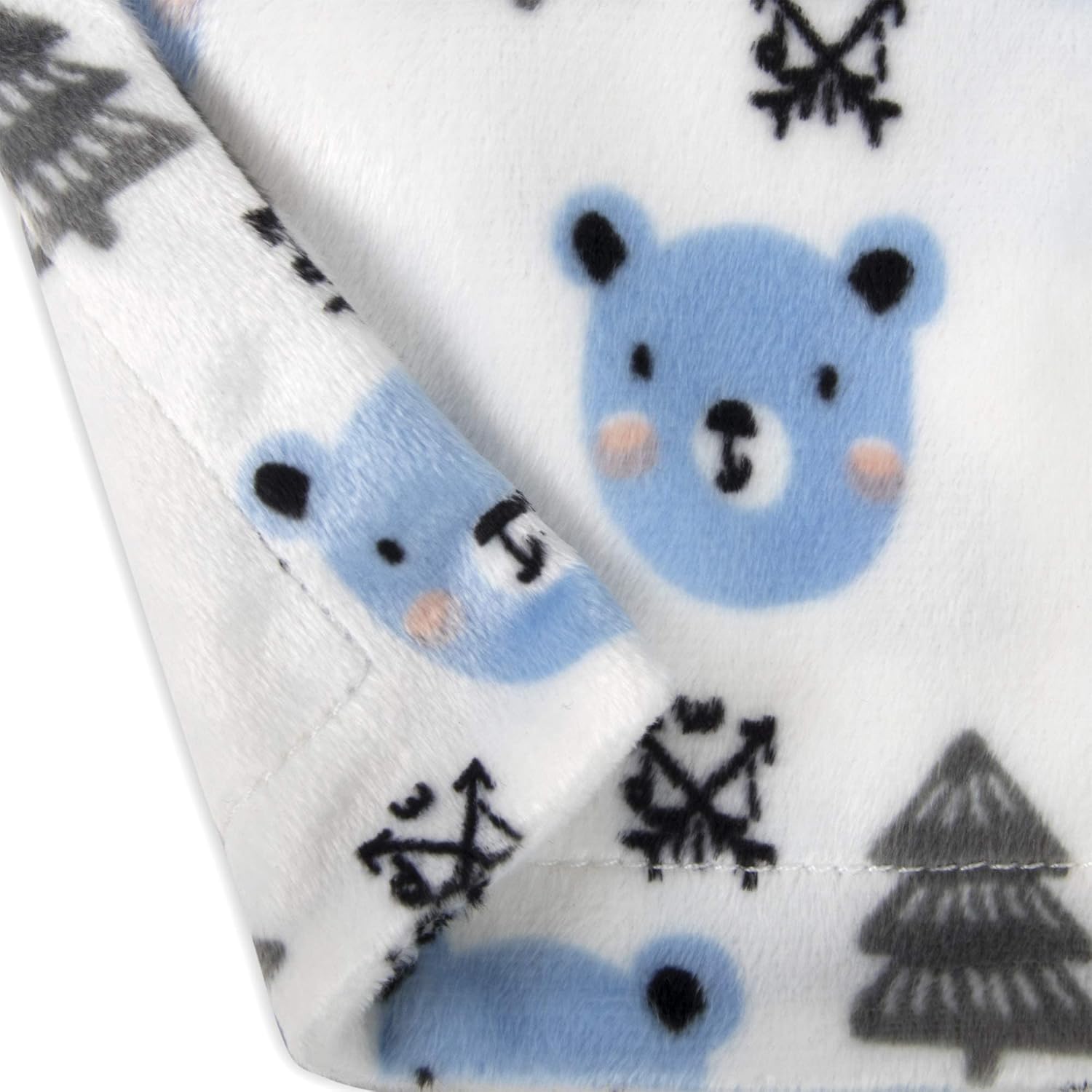 Minky – Manta para acurrucarse con animales para niños, bebés, niños ...