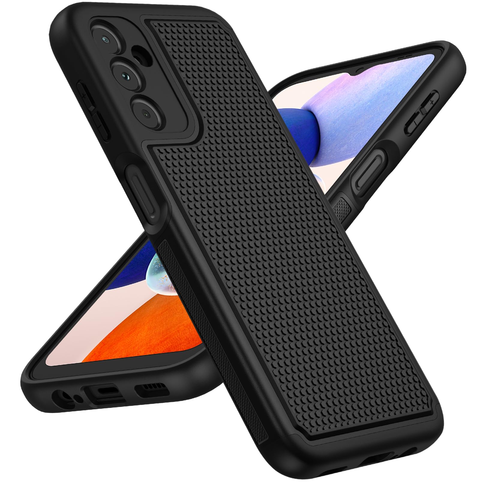 Amazon.com: FNTCASE for Samsung Galaxy A14 5G Case: Dual Layer ...