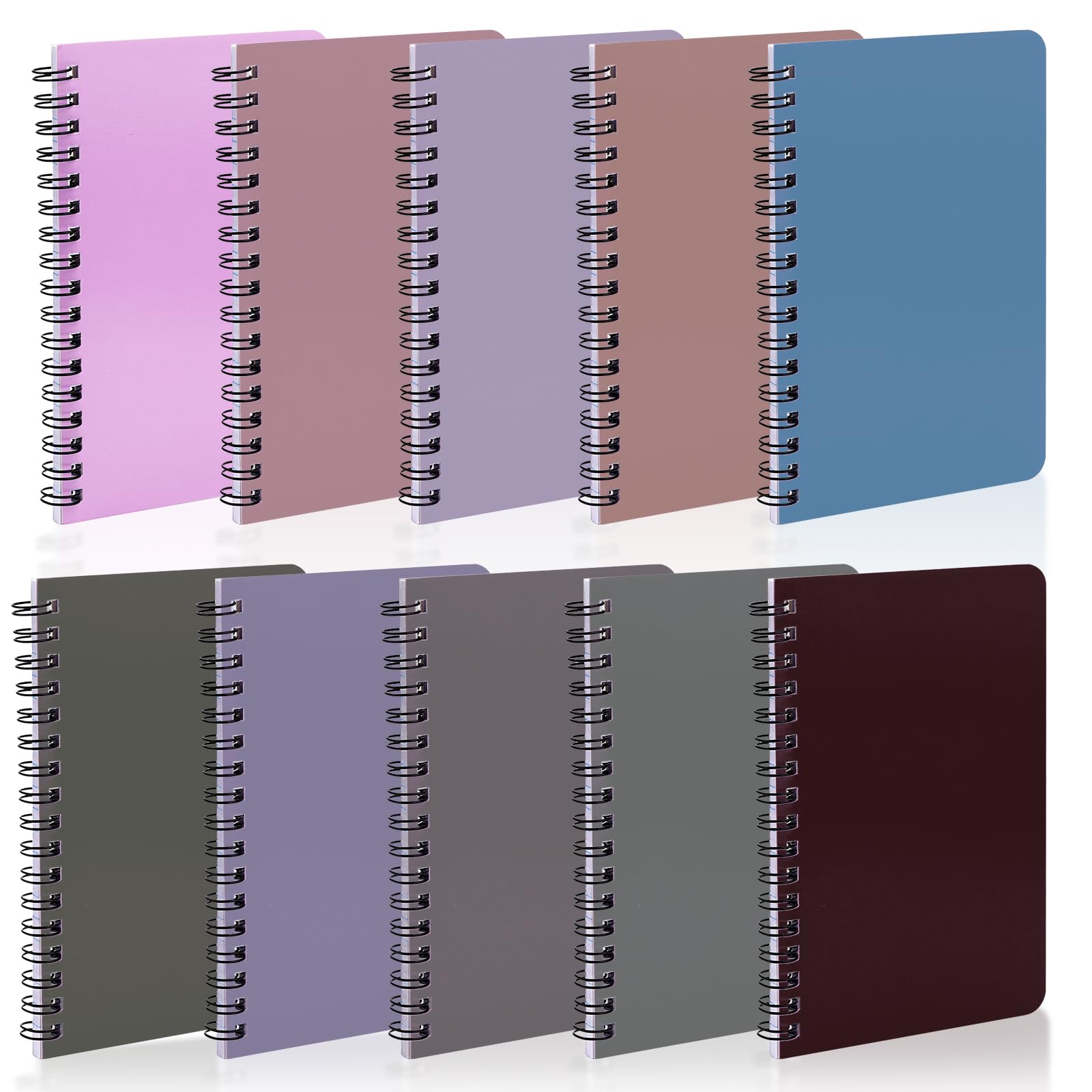 Fantasyon Top Bound Memo Books 3" x 5" Pocket Notebook Spiral Memo Pads ...