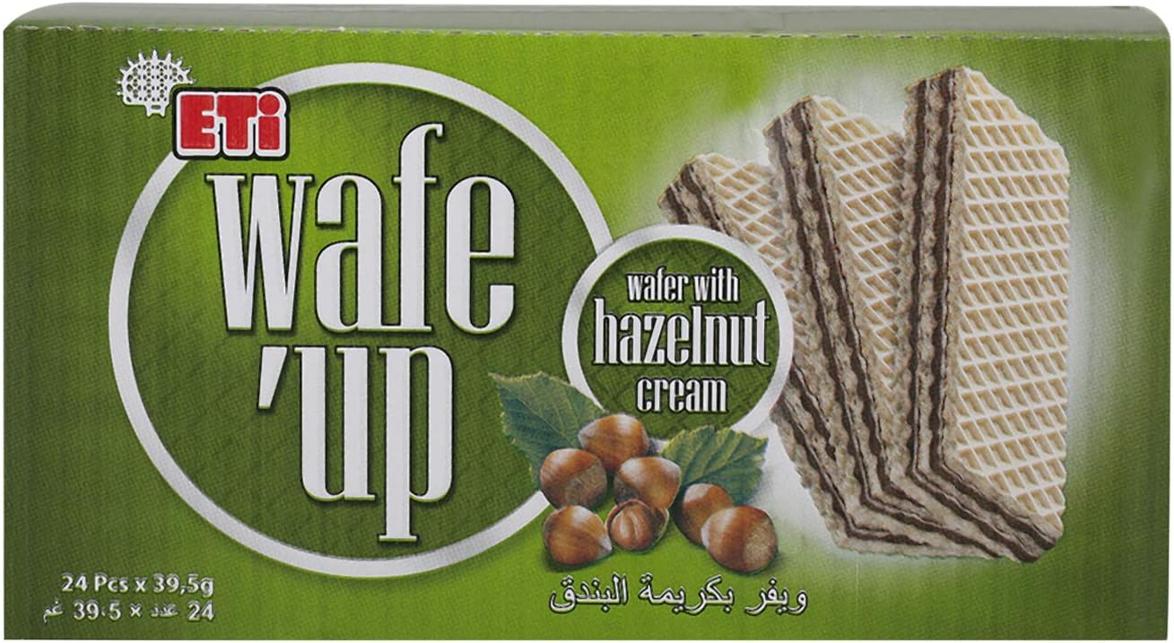 Eti Wafe'Up Hazelnut Cream Wafer, 39.5 Gm (Pack Of 24): Buy Online at ...
