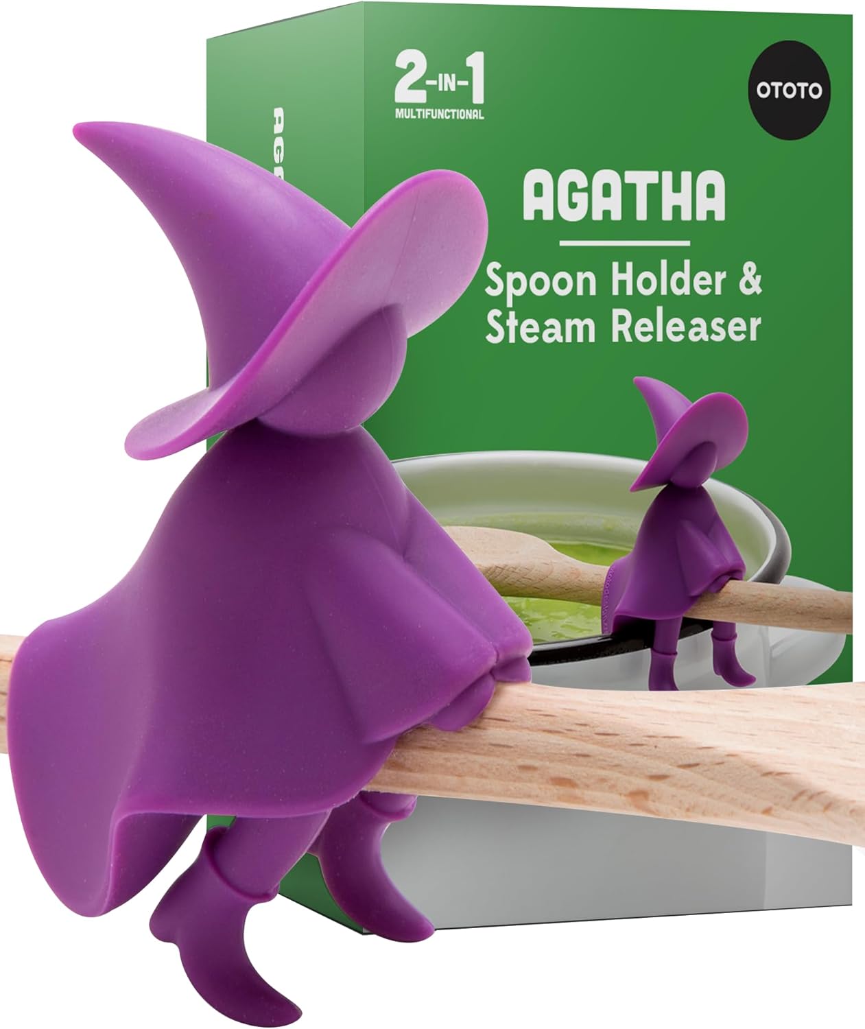 Amazon.com: Funny Spoon Holder by OTOTO - Spoon Rest for Stove Top ...