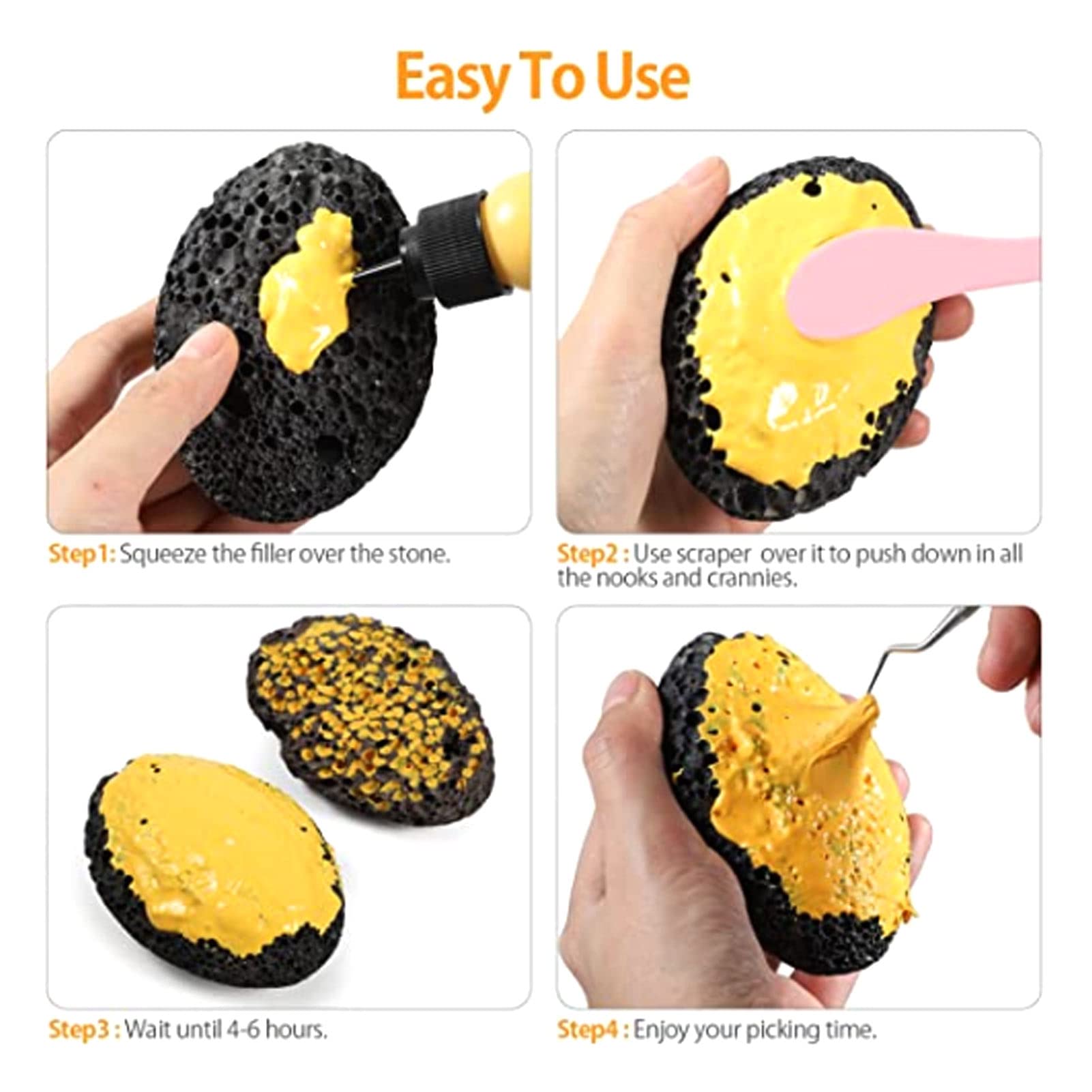 Snapklik.com : Picking Rock Kit For Anxiety, Fidget Toy Pick Peel Stone ...