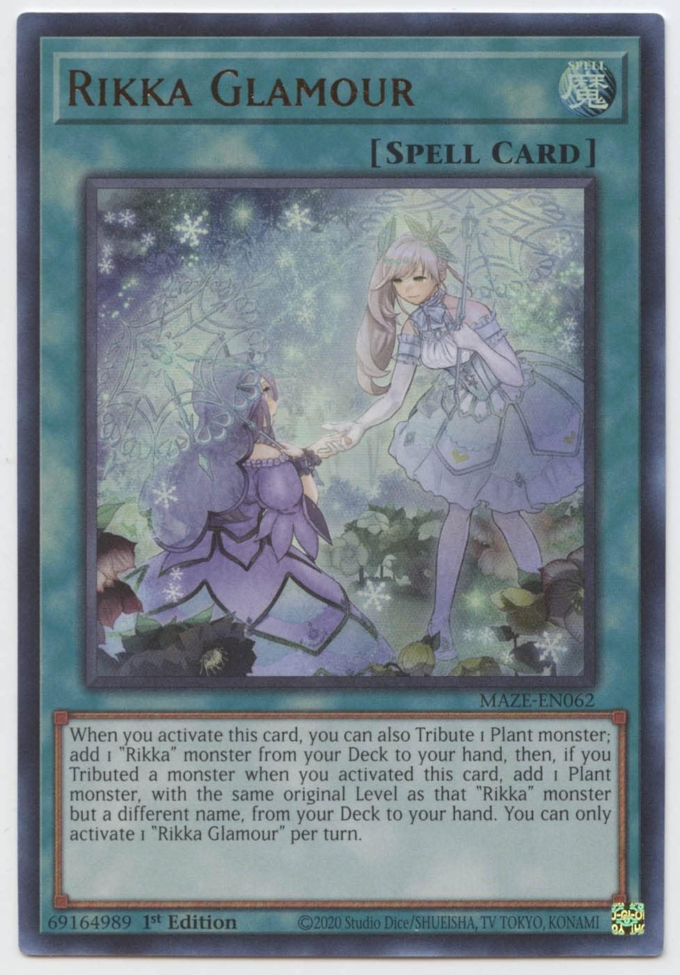 Amazon.com: Rikka Glamour - MAZE-EN062 - Ultra Rare - 1st Edition ...