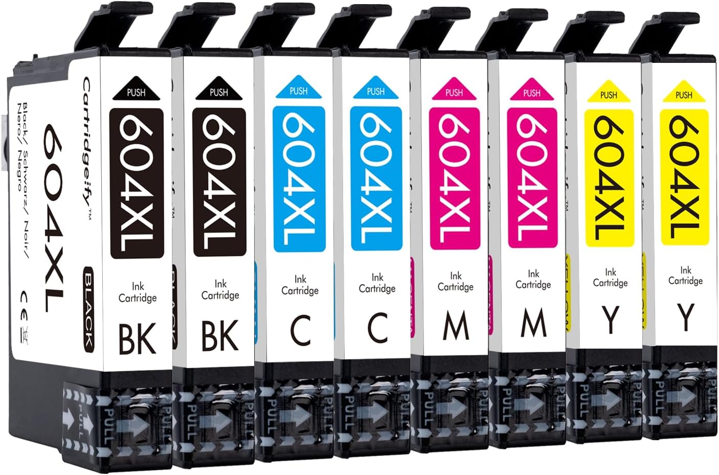 Cartridgeify 8- Pack 604 XL Ink Cartridges Compatible with Epson 604 ...