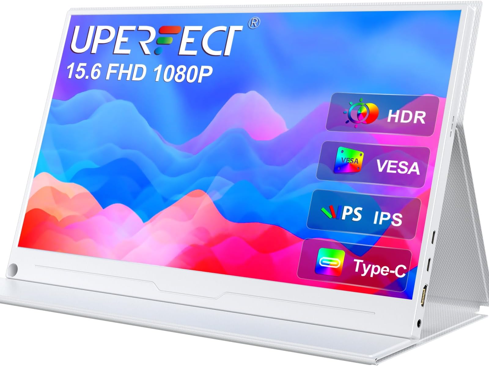 UPERFECT Portable Monitor FHD 1080P 15.6 Inch Monitor IPS Screen Matte ...