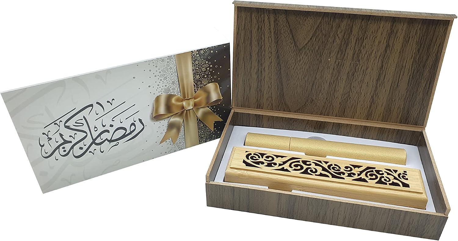 Bienlove Happy Ramadan Bakhoor Gift set with 20pcs Cambodian Oud Stick ...