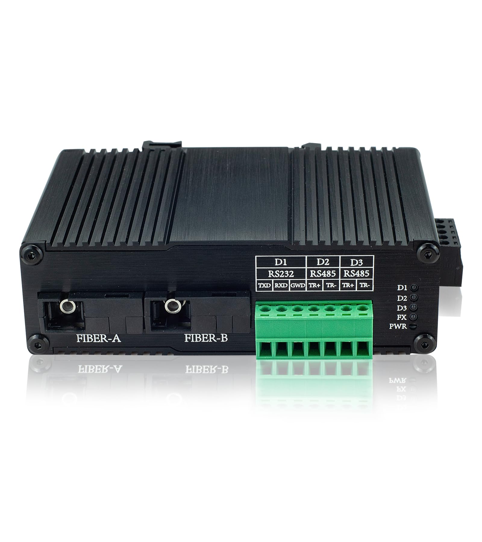 Amazon.com: Atroodac Industrial Fiber Optic Modem Micro One Pair Serial ...