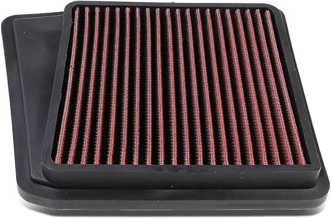 Amazon.com: DNA Motoring AFPN-009-RD Clean Air Washable Drop In Panel ...