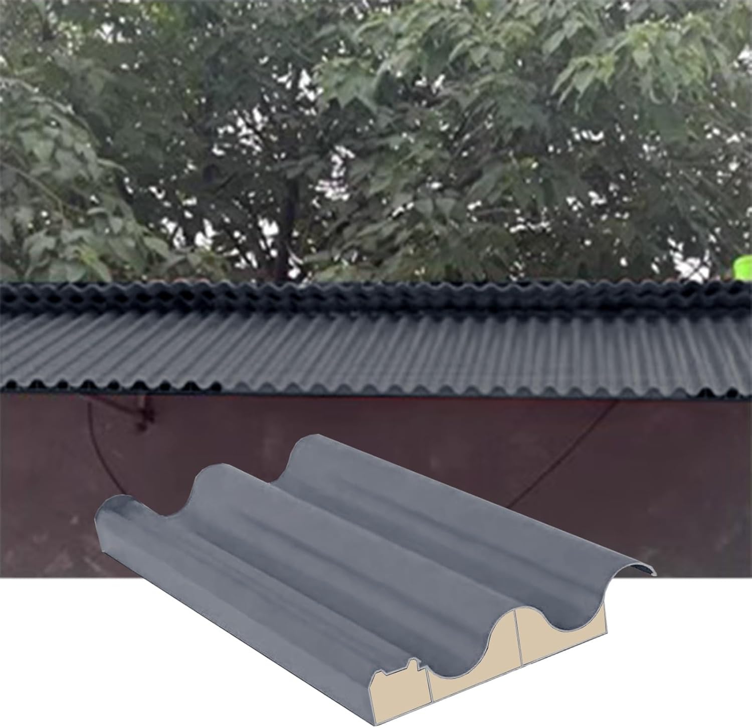 roof Slab, Roofing Sheets Aluminum Awning Covers Board, DIY Side Panels ...