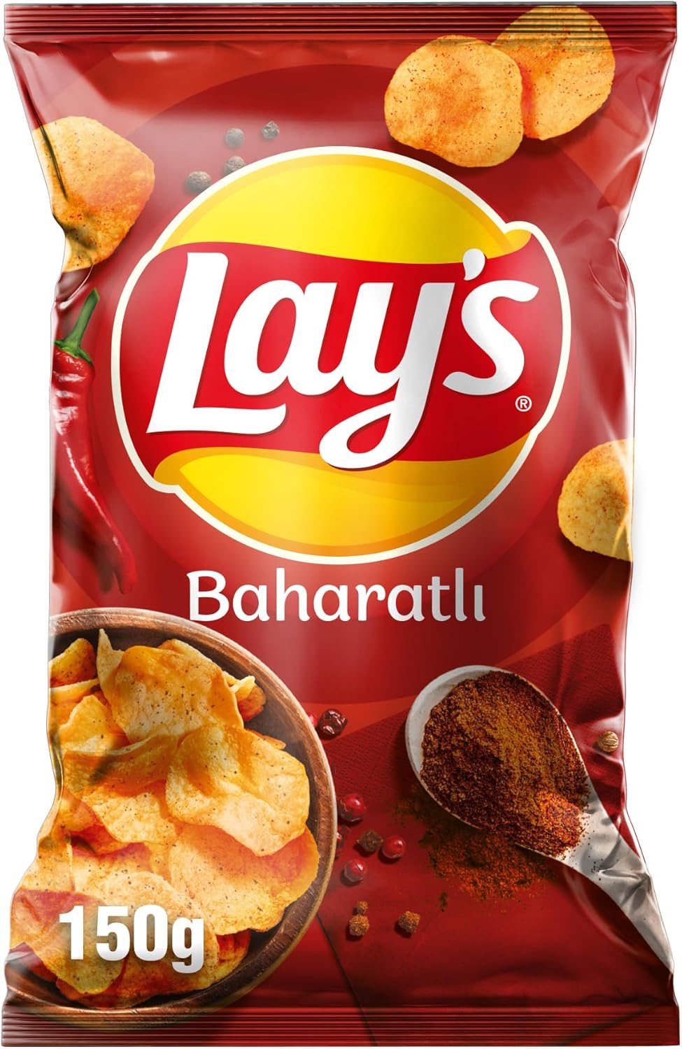 Lay's Baharatlı Patates Cipsi 155 Gram : Amazon.com.tr: Gıda Ürünleri