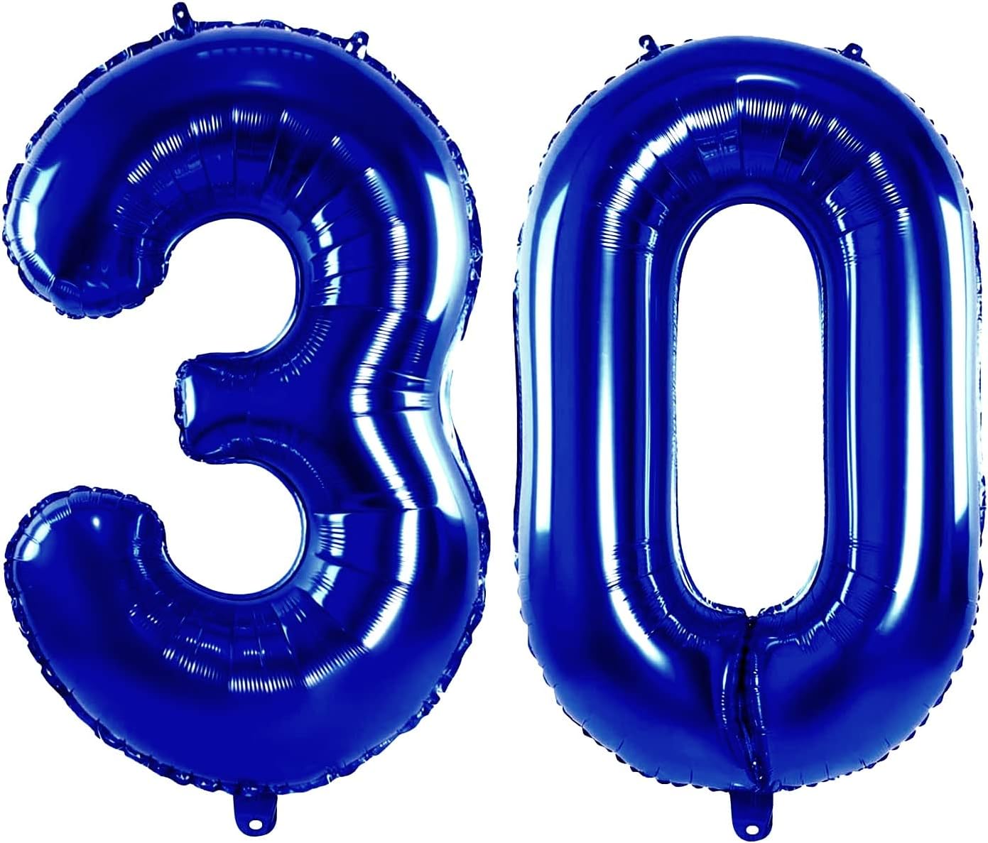 Globos gigantes de color azul rey del número 30, 40 pulgadas, globos ...