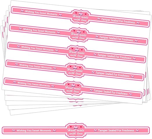 Amazon.com: Food Retail Package Seal Labels,9x1 Inch Safe Secure Tamper ...