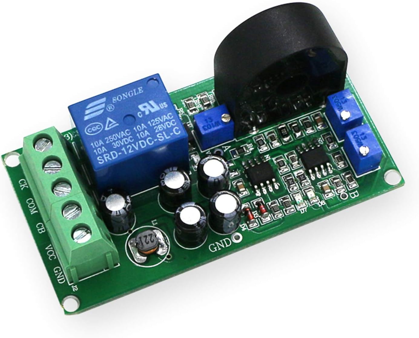 WERAC AC 0-5A Current Sensor Module Switch Output Full Range Of Linear ...