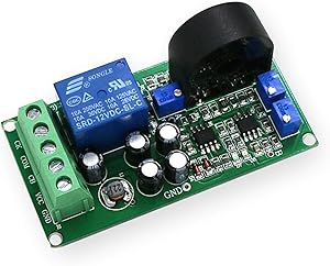 AC 0-10A Current Sensor Module Switch Output DC 24V Full Range Of ...