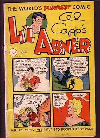 Amazon.com: LI'L ABNER #70 AL CAPP 1949 DOGPATCH DAISY MAE CVR G : N/A ...