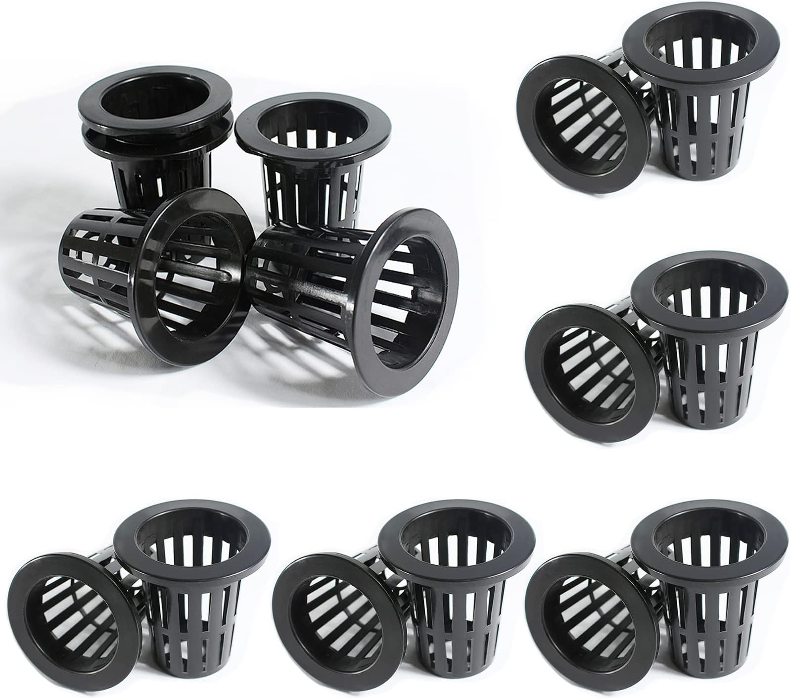 Amazon.com: IPXEAD 100PCS 2 Inch Garden Slotted Mesh Net Cups, Round ...