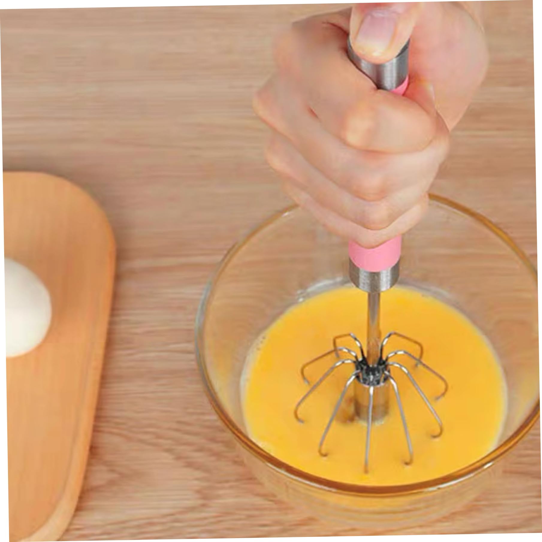 Self Stirring Whisk Stainless Steel Semi-Automatic Whisk,2025 Upgrade ...