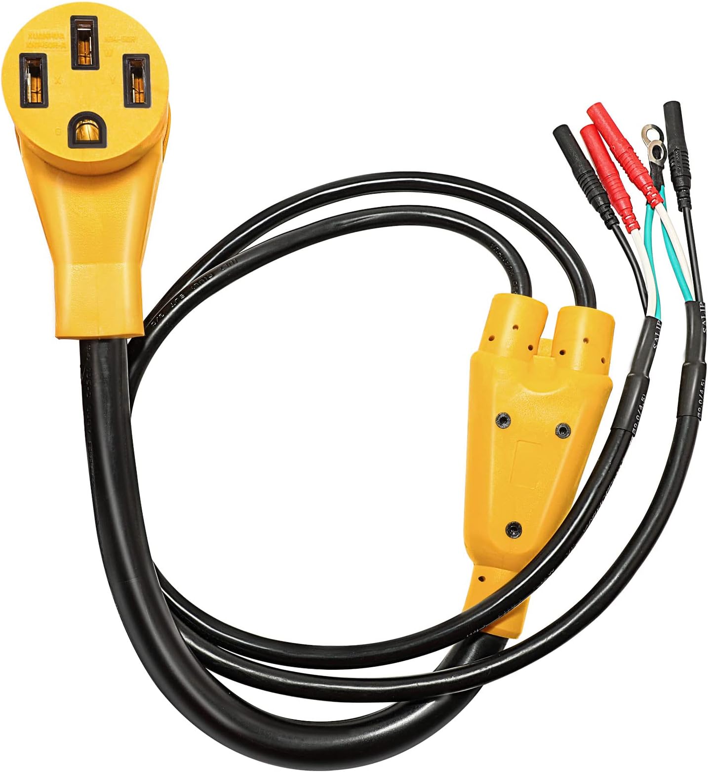 Amazon.com: MECMO 50 Amp Parallel Cord Kit for Generator 120V 50A RV ...