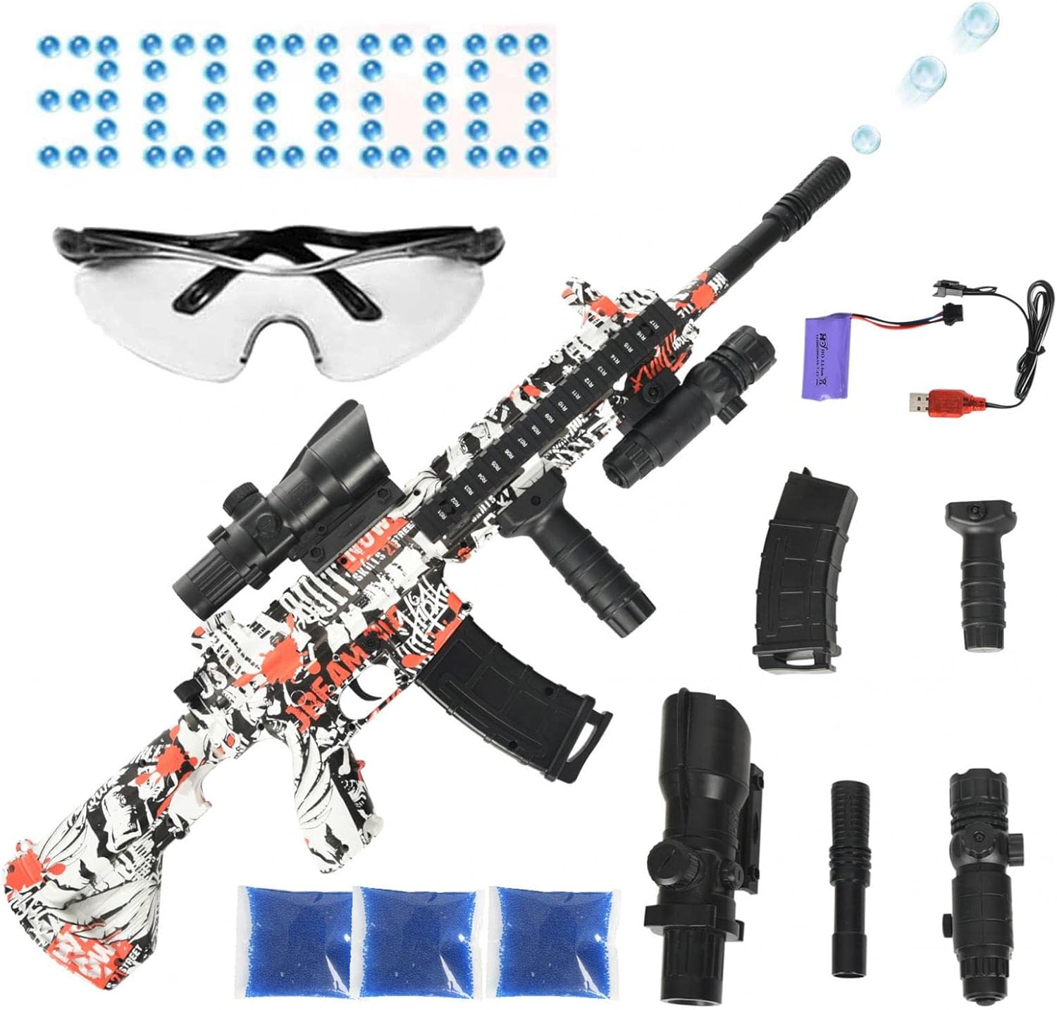 Buy JM-X2 Electric Gel Ball Blaster Online Australia | Ubuy