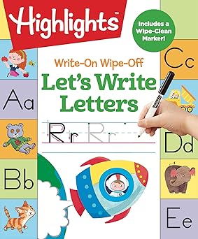 Amazon.com: Write-On Wipe-Off Let's Write Letters: Handwriting Practice ...