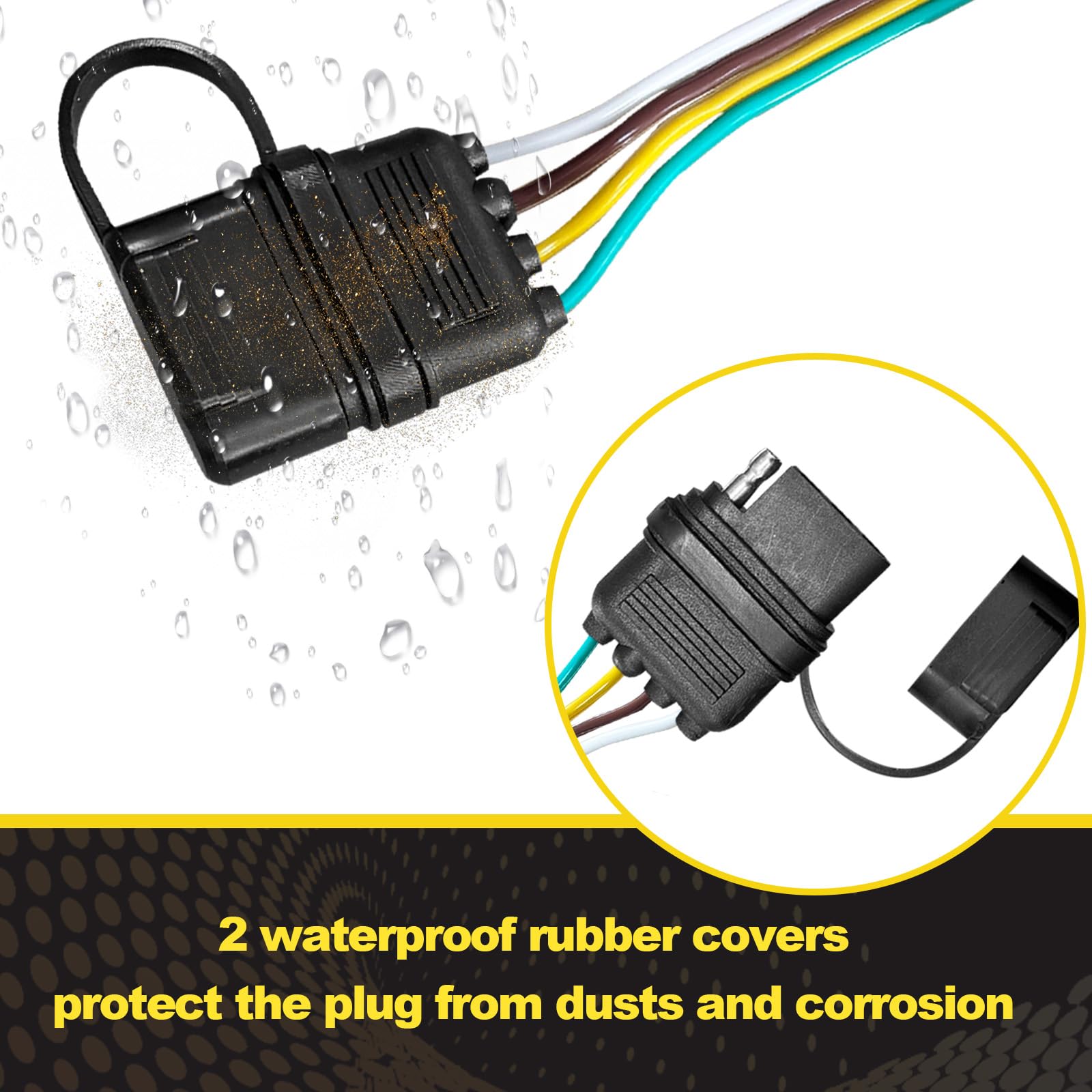 Snapklik.com : WALSIO Universal 4 Way Flat Y-Splitter Plug Adapter ...
