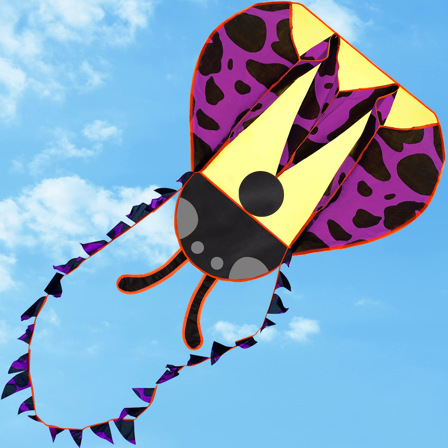 Snapklik.com : Kite Giant 3D Ladybug Frameless Soft Parafoil Kites For ...