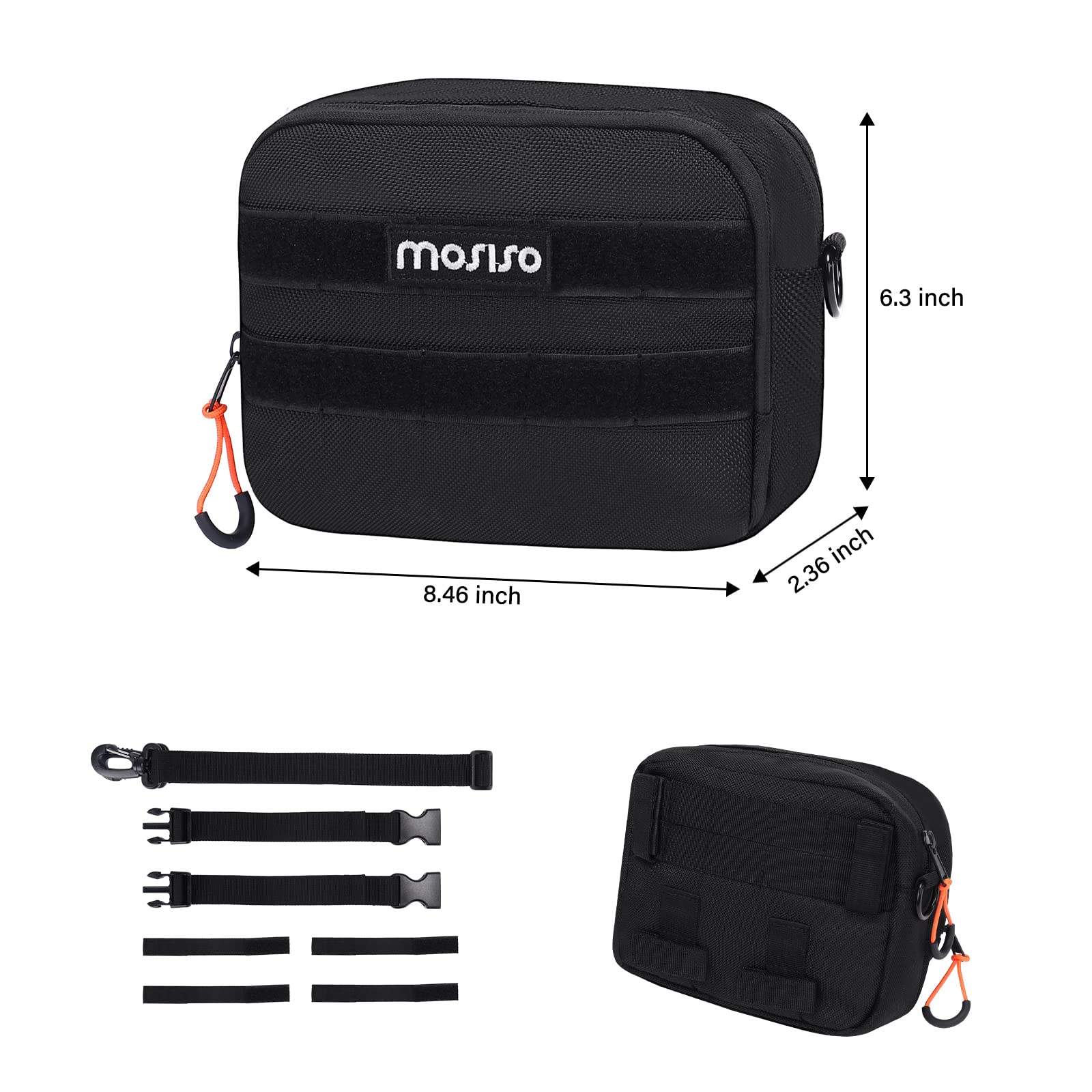 Snapklik.com : MOSISO Motorcycle Handlebar Bag, Universal Motorcycle ...