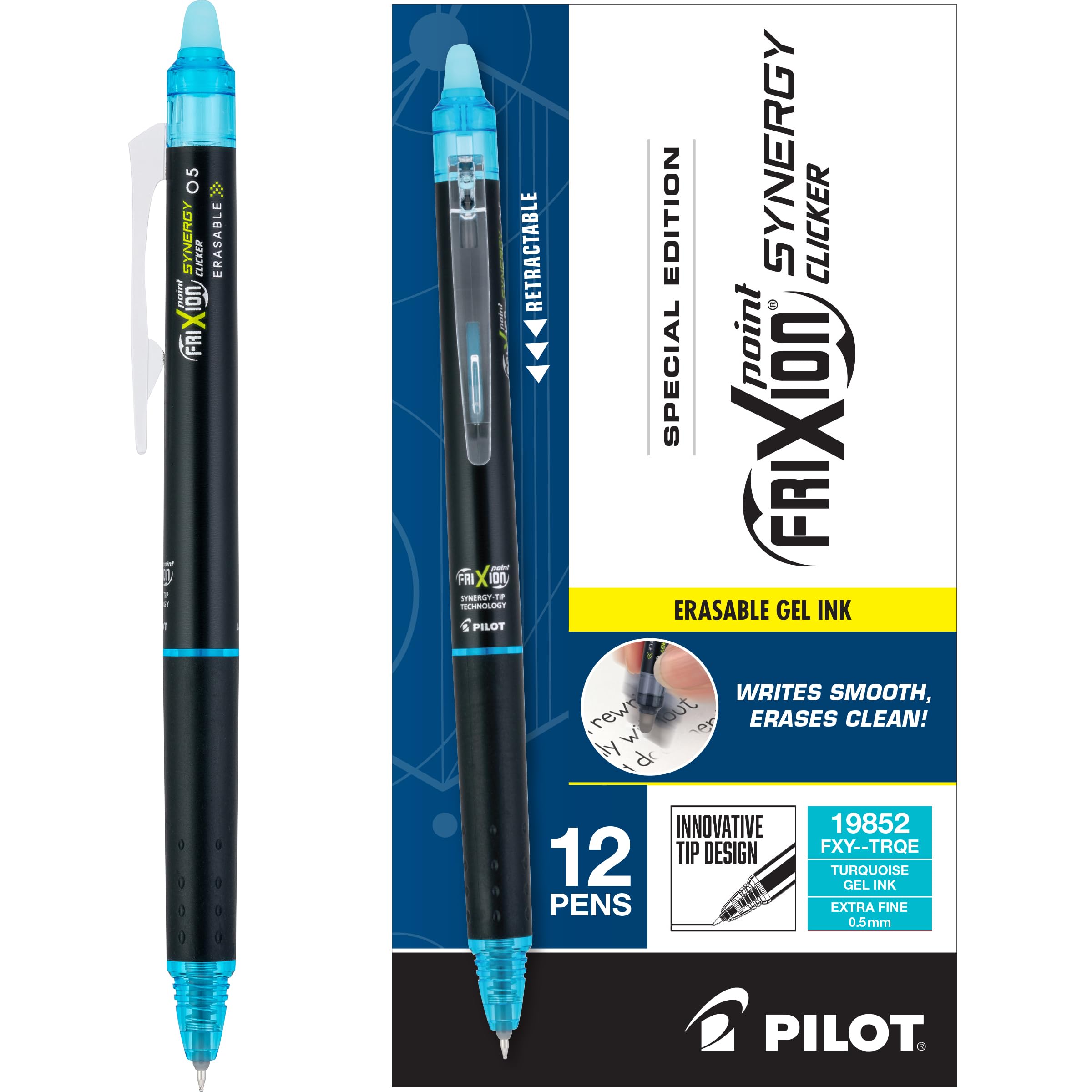 Amazon.com: PILOT, FriXion Synergy Clicker Erasable, Refillable ...
