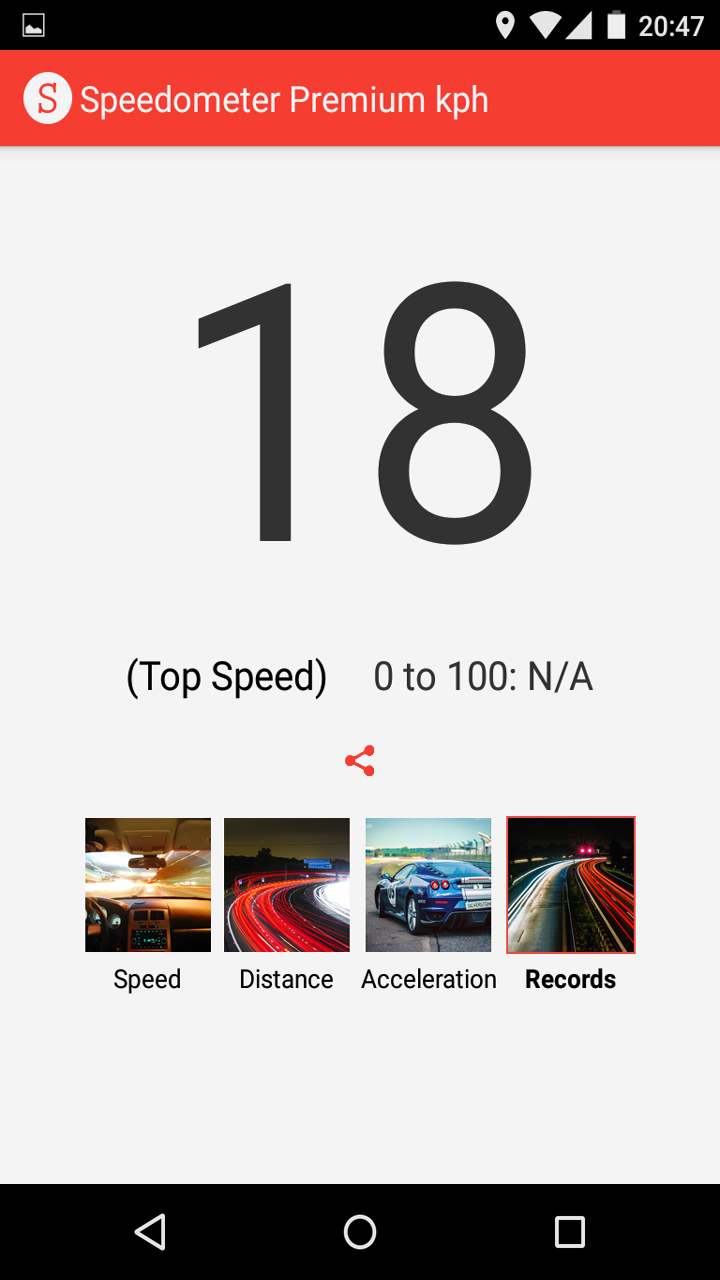 Speedometer Premium (kph) - App on Amazon Appstore