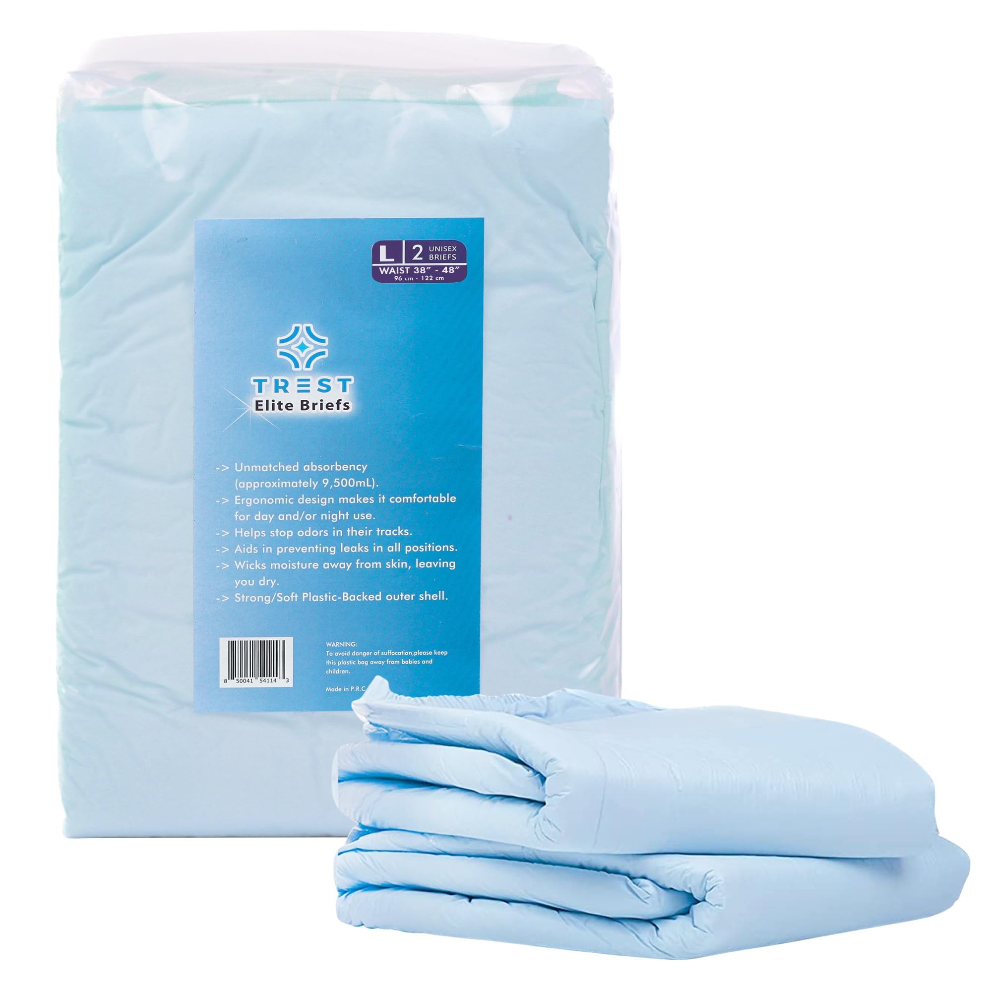 Amazon.com: TREST Elite Briefs for Men and Women, Overnight Diapers for ...