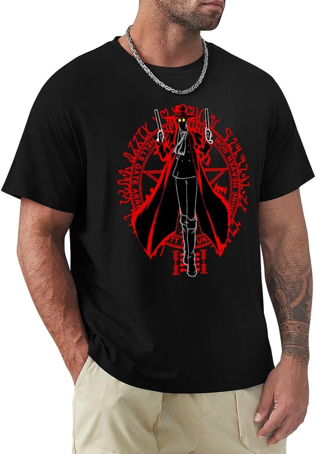 Alucard Vampire Hellsing Anime Manga Japan Men's Basic Short Sleeve T ...