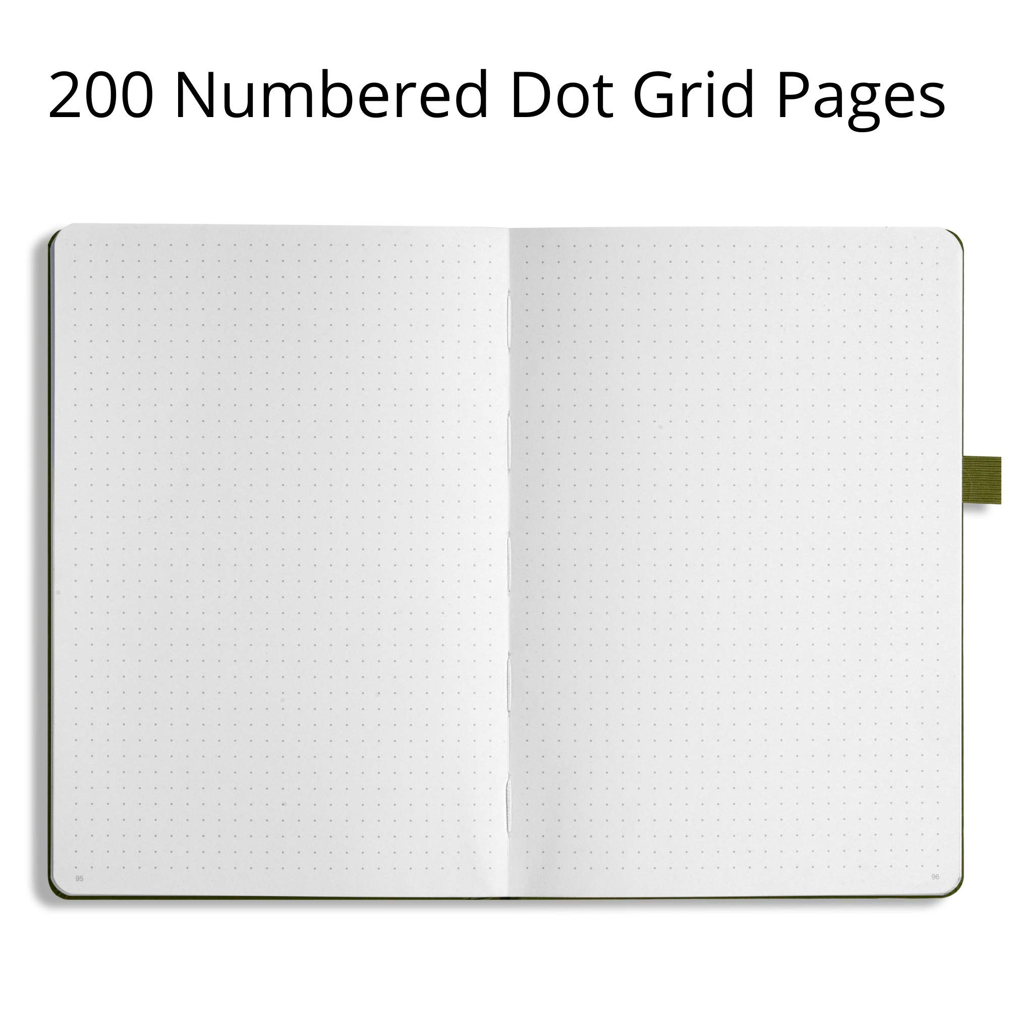 Snapklik.com : Dotted Journal 160gsm No Bleed Thick White Paper 200 ...