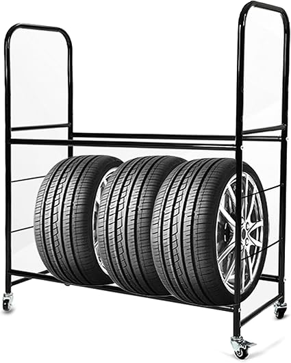 Amazon.com: HECASA Tire Rack Storage Garage Shelves 46'' X 19'' X 44 ...
