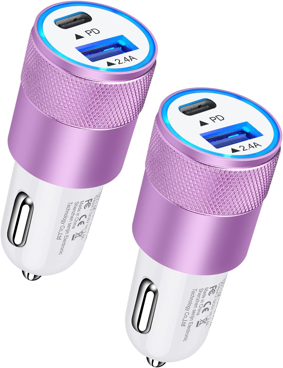 Amazon.com: Max 100W USB C & 65W PD Car Charger, Manymiba Fast Power ...