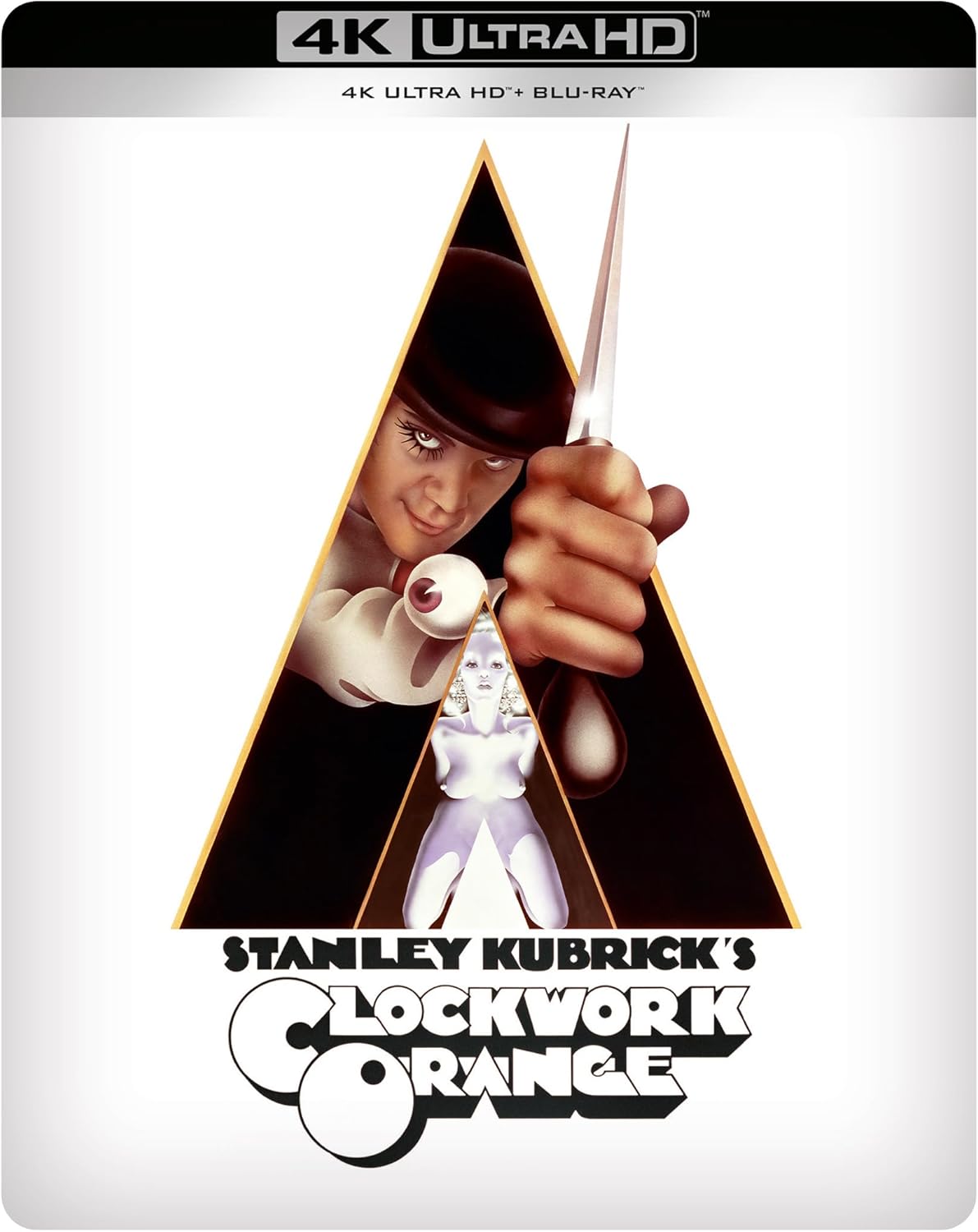 A Clockwork Orange Steelbook [4K Ultra HD] [1971] [Blu-ray] [Region ...