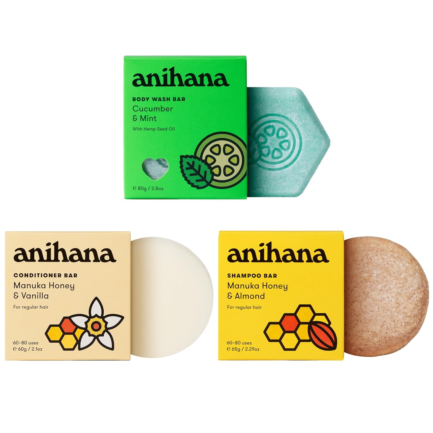 Amazon.com : ANIHANA Fresh Start Bath and Body Spa Gift Set Bundle, 1 ...