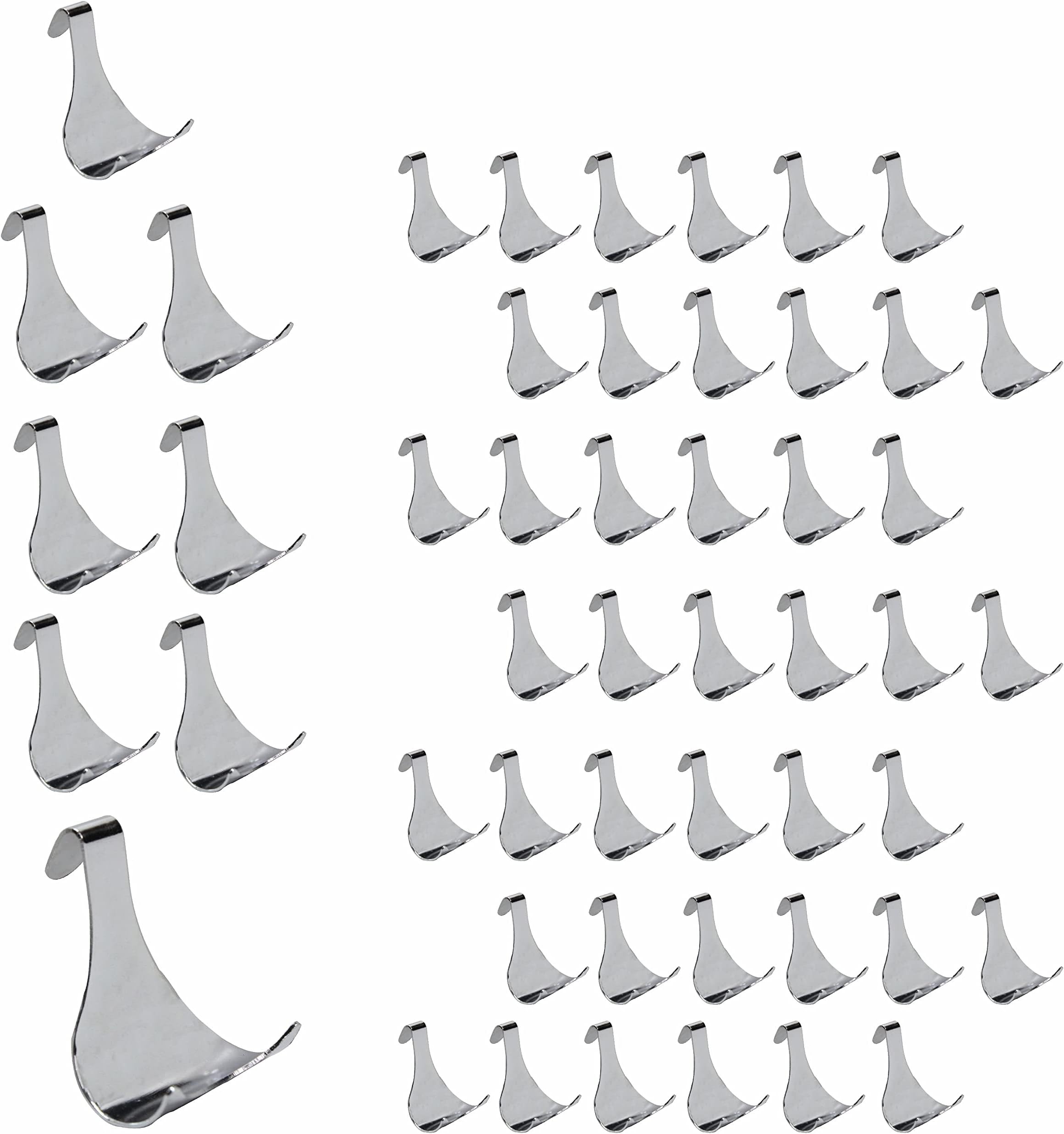 SUL Chrome Plated Moulding Hook Picture Rail Hooks Hangers, Picture ...