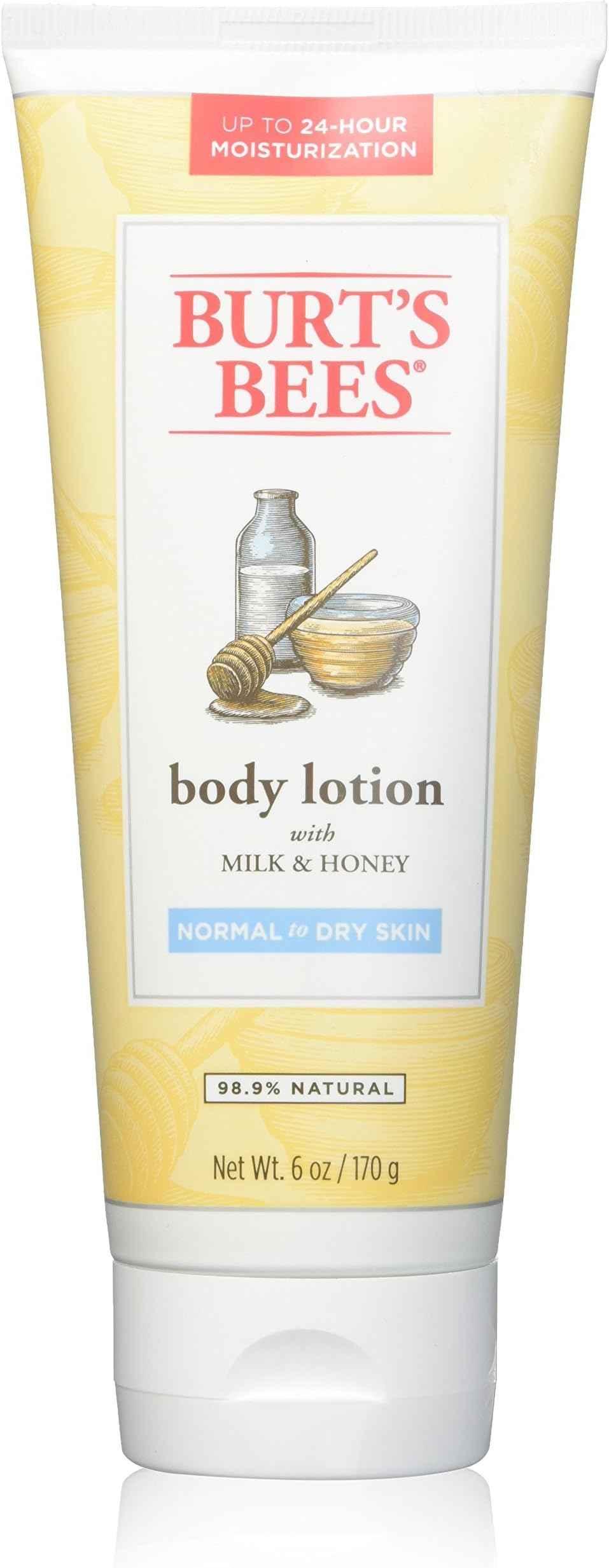 Amazon.com : Burt's Bees Milk & Honey Body Lotion for Unisex, 1 Ounce ...