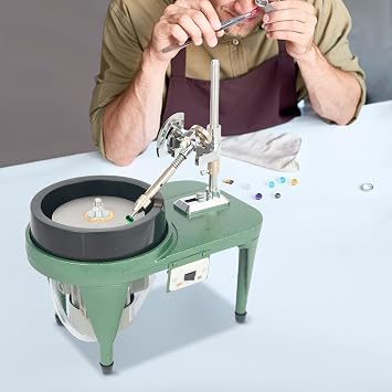 YIYIBYUS Gem Faceting Machine & Jade Polisher, 180W Gemstone Grinding ...