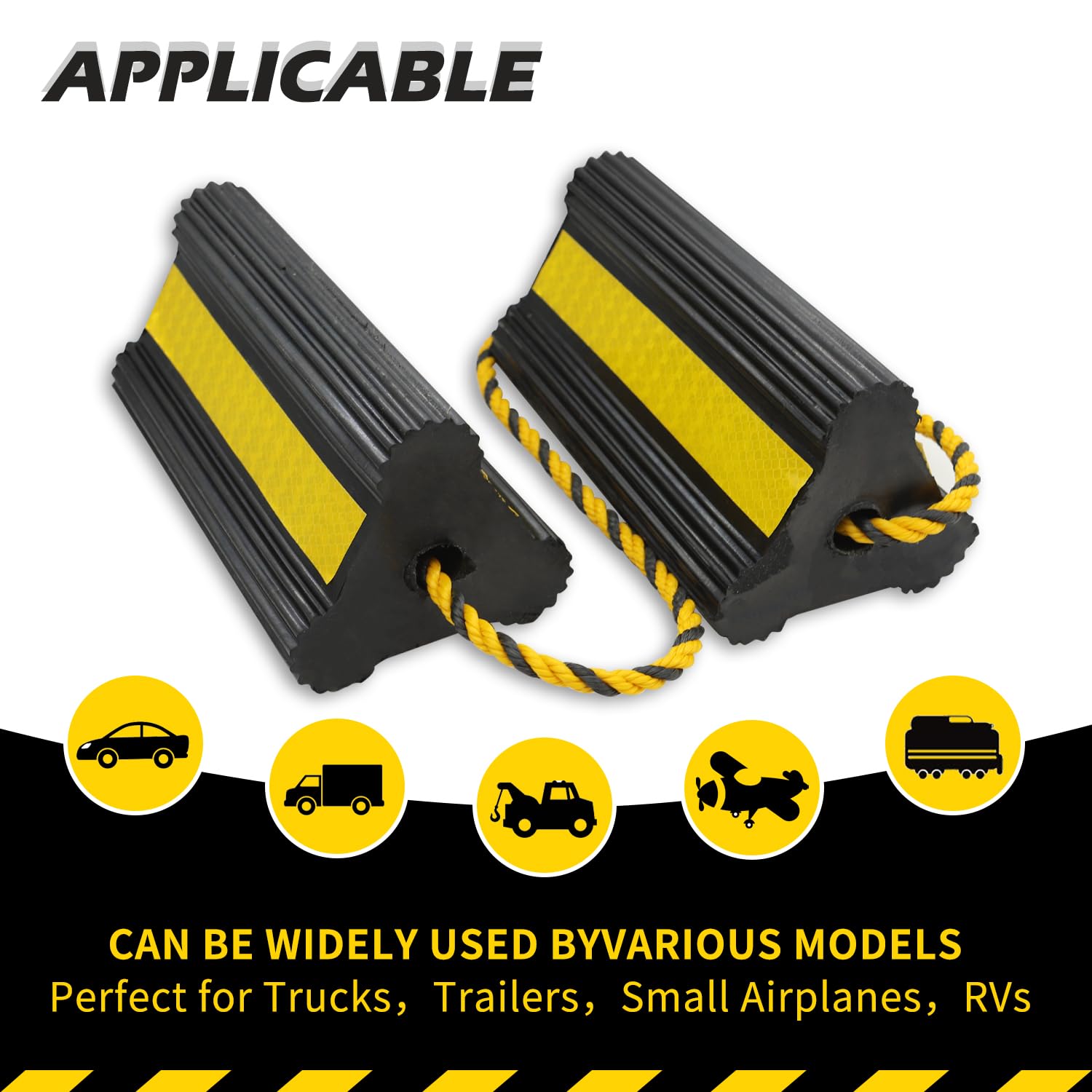 Snapklik.com : Wheel Chocks For Travel Trailers Camper RV Truck Car ...