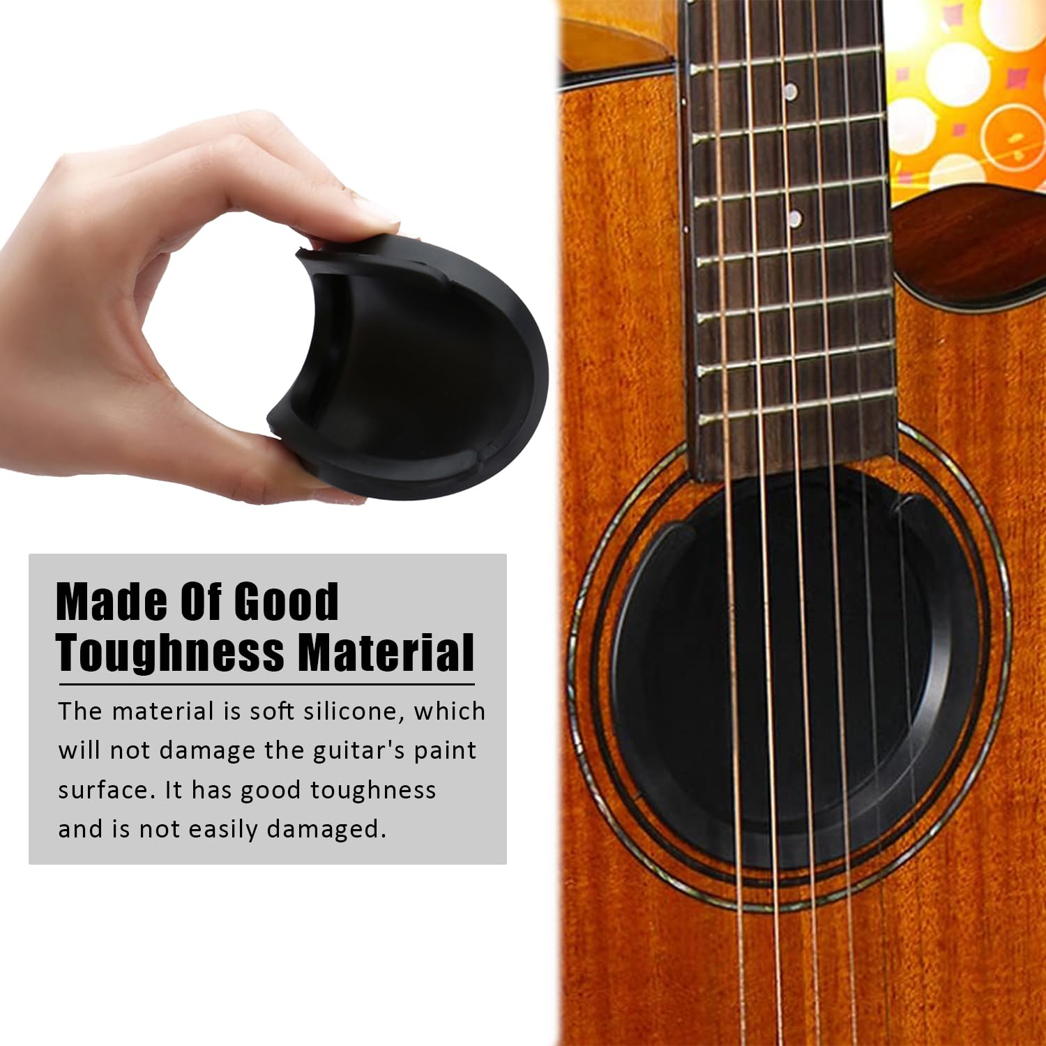 1 Pcs Guitar Sound Hole Cover, Acoustic Guitar Sound Hole Cover ...
