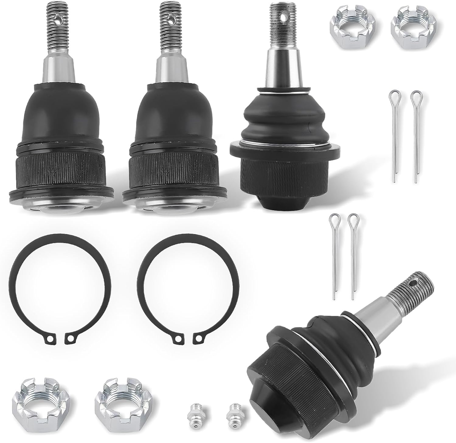 Amazon.com: maXpeedingrods 4Pcs Front Upper & Lower Ball Joint fits for ...