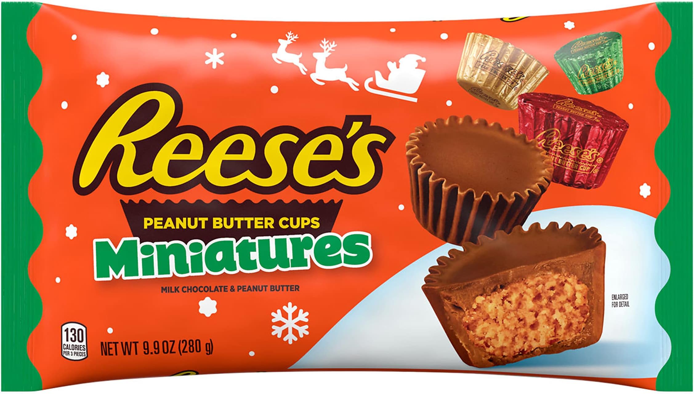 Amazon.com: REESE'S Minis Unwrapped Milk Chocolate Peanut Butter Cups ...