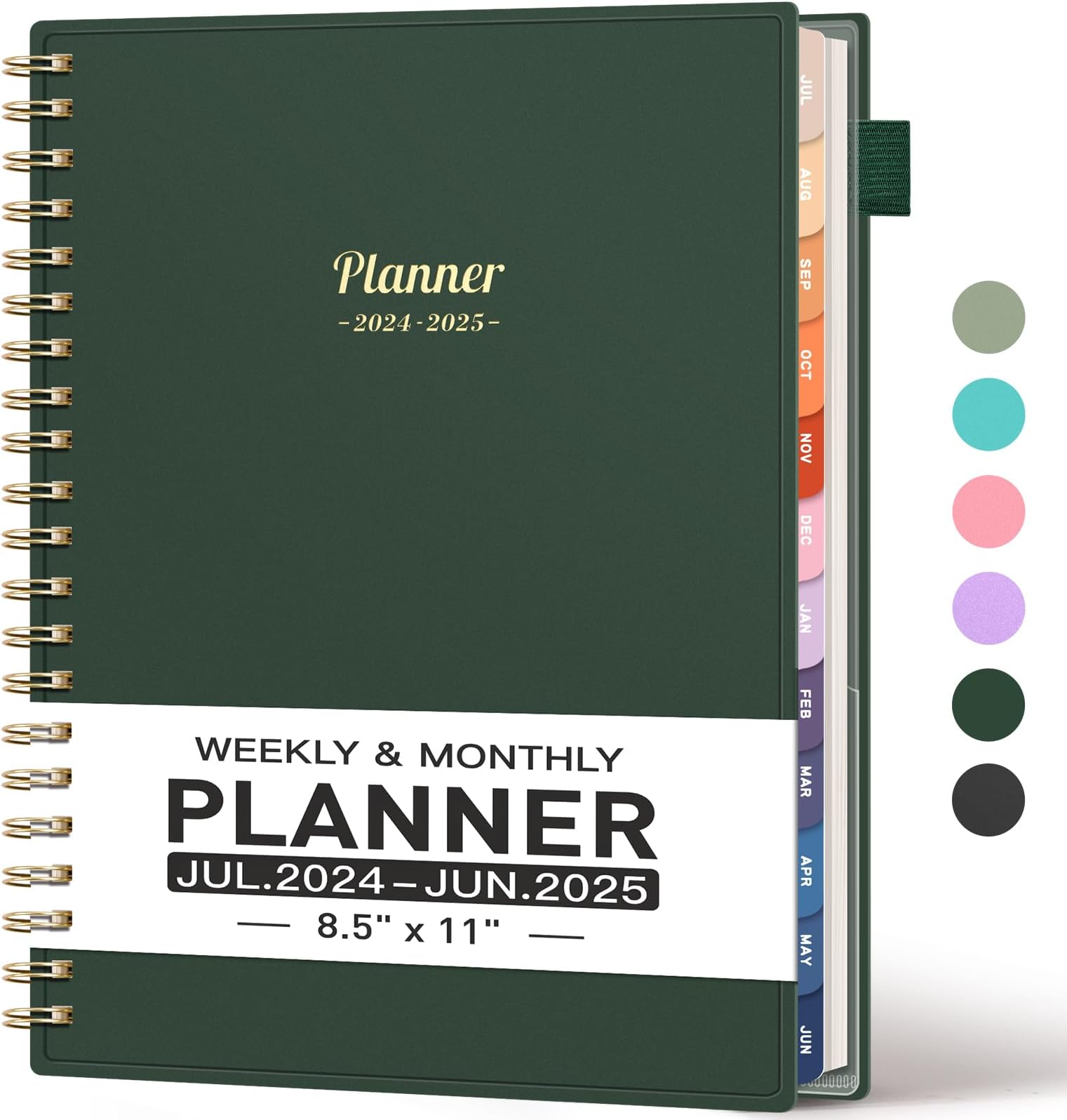 Amazon.com : 2024-2025 Planner - Weekly Monthly Planner Spiral Bound ...