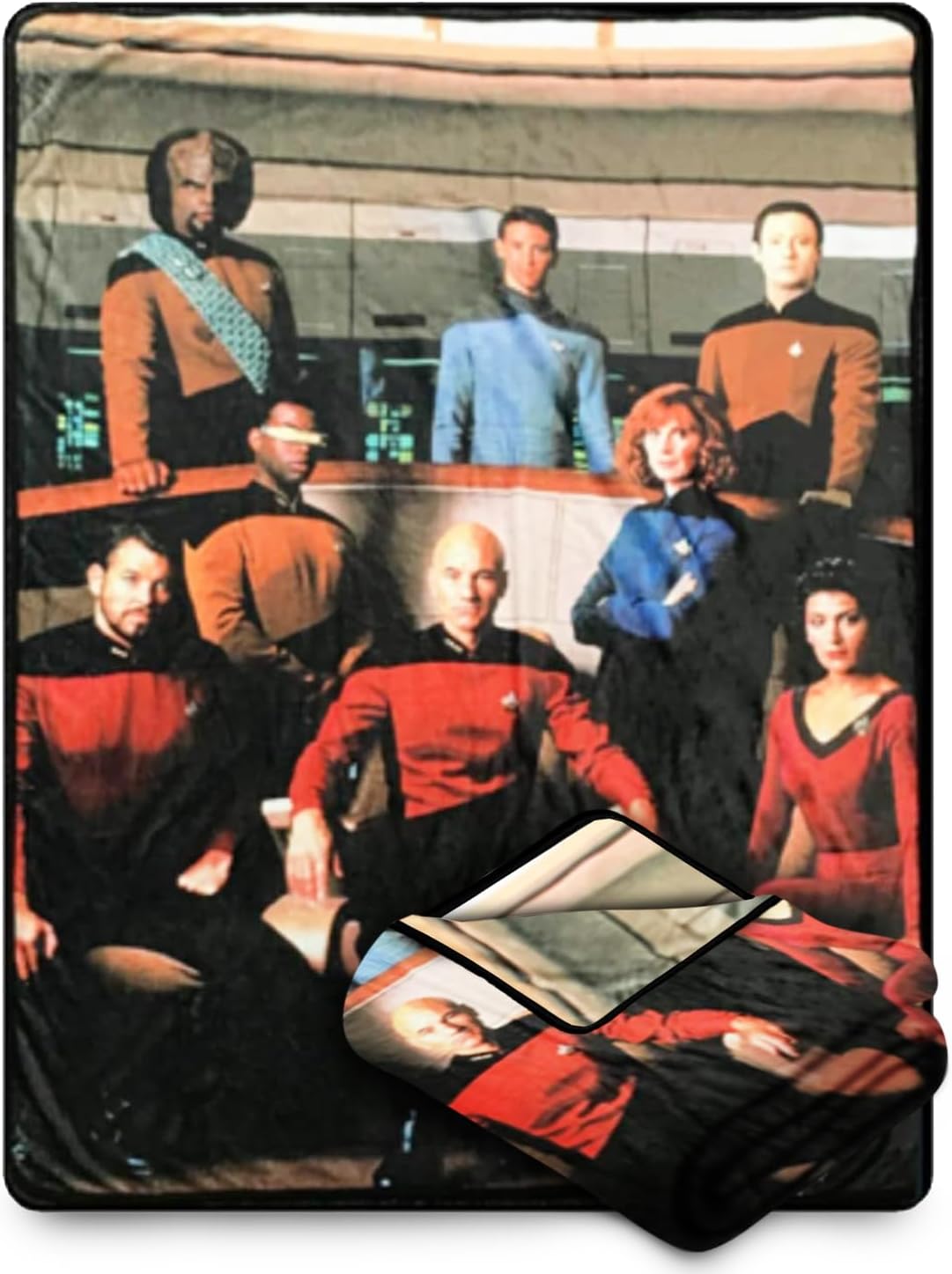 Amazon.com: Star Trek: The Animated Series Comic Panel Microplush Throw ...